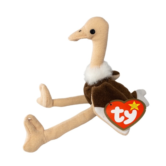 Beanie Baby | Toys | 993 Teenie Beanie Baby Stretchy The Ostrich ...